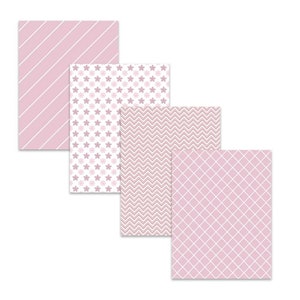 Pink Baby Girl Digital Scrapbook Papers for Baby Showers - Etsy