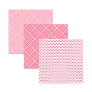 Pink Heart Valentine's Day Digital Papers for Birthday Baby Shower ...