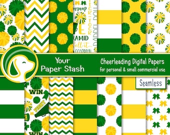 Cheer Digital Backgrounds - Etsy
