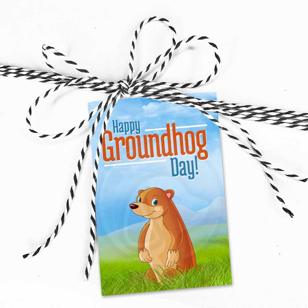 Groundhog Day Printable Tags, Groundhog Day Cookie Tags and Bag Toppers ...
