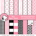 Printable Pink Flamingo Digital Papers & Backgrounds Summer | Etsy