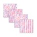Pink Watercolor Digital Paper Pack With Floral Polka Dot Brush Stroke ...