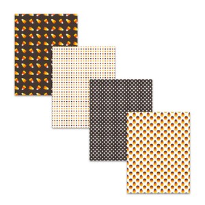 8.5x11" Fall Candy Corn Digital Paper Pack for Halloween & Thanksgiving ...