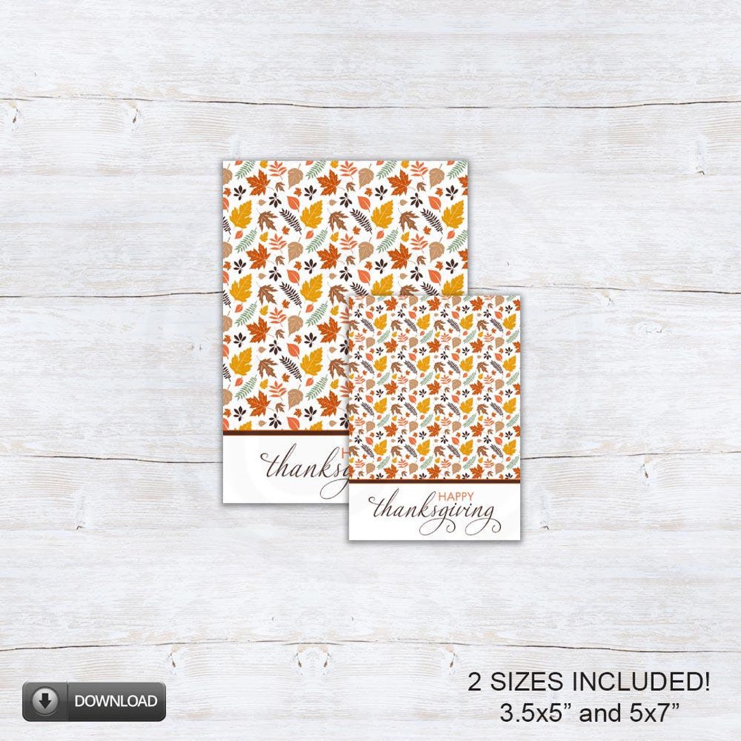 Happy Fall Printable Cookie Card Backers, Autumn Leaves Scarecrow ...
