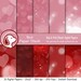 Valentine's Day Digital Paper Pack With Red & Pink Heart Bokeh ...