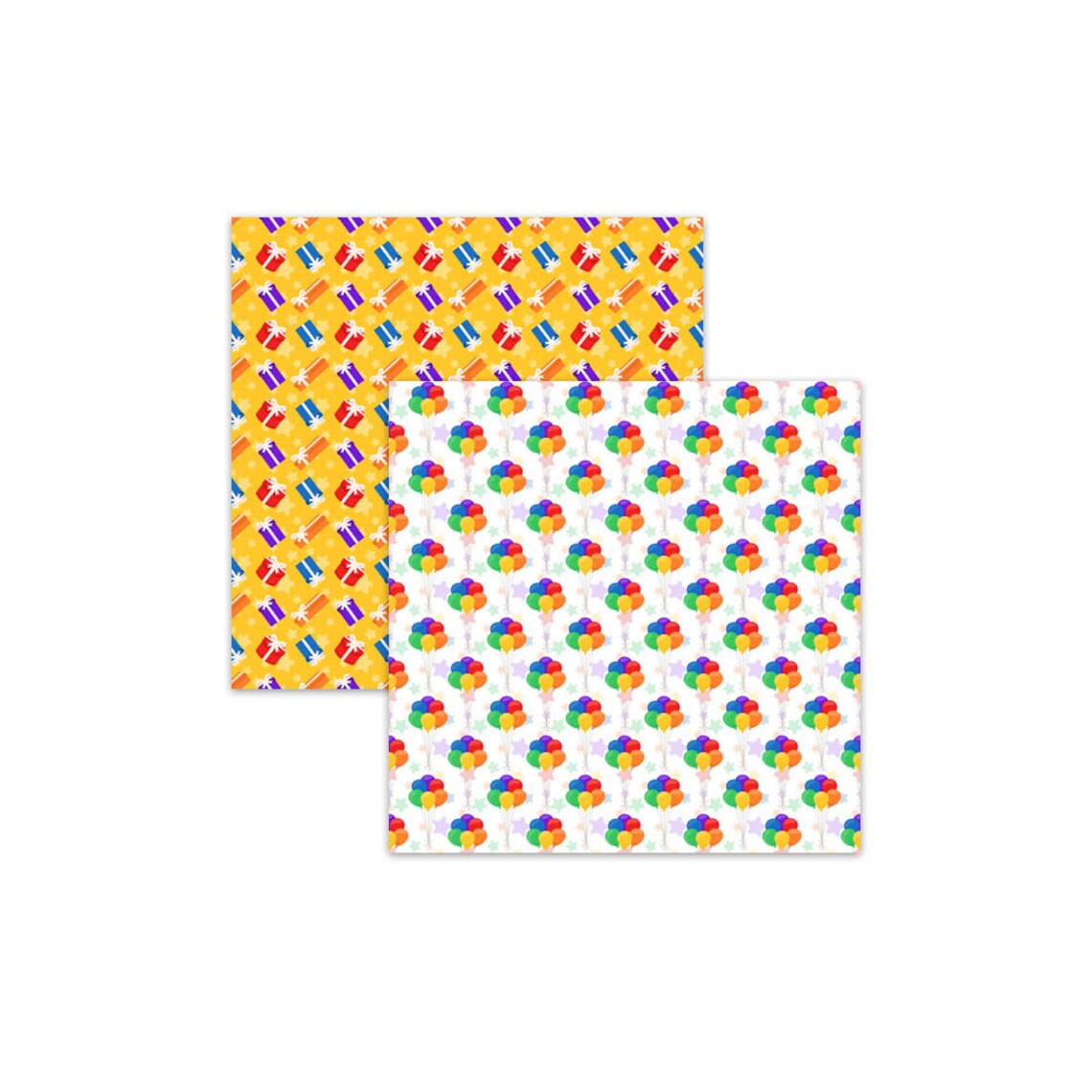 Birthday Digital Papers & Scrapbook Backgrounds, Birthday Hats and ...