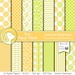 8.5x11 Lemon Lime Digital Paper Pack Summer - Etsy