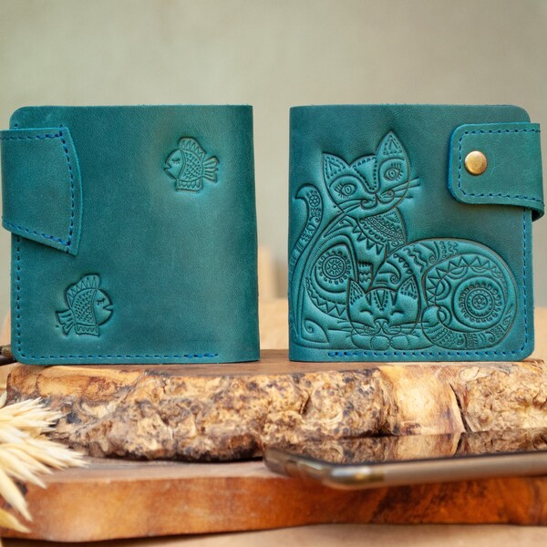 Teal Wallet - Etsy