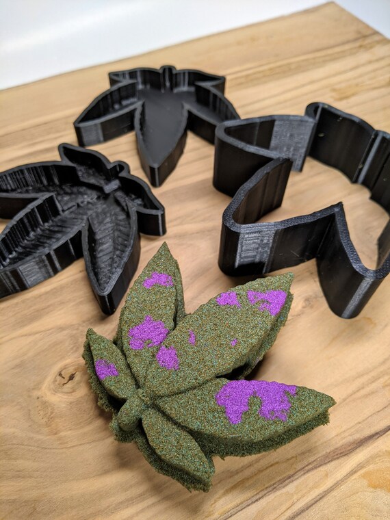 Molds Tools Soap Making & Bath Marijuana Leaf Bath Bomb Mold etna.com.pe