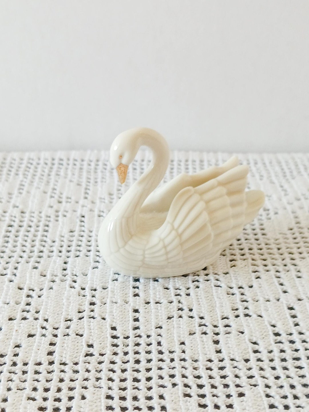 Vintage Lenox Miniature Swan Place Card Holder Decoration - Etsy