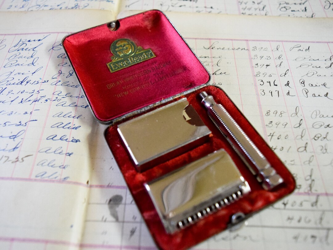 1920's Great Northern Railway Oriental Line Ever-ready Deluxe Safety ...