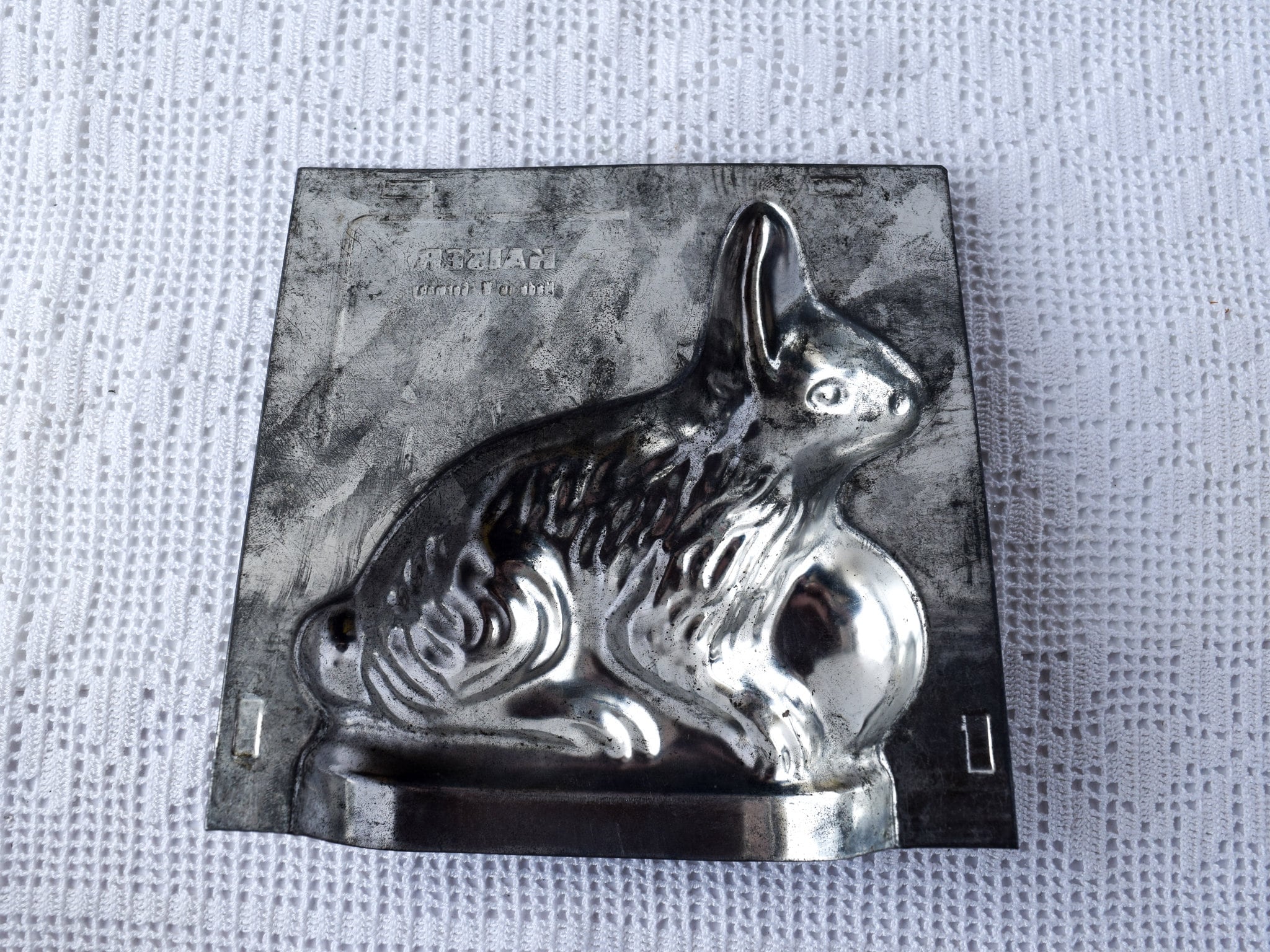 Vintage 1970's Kaiser Tin Chocolate Bunny Mold West - Etsy