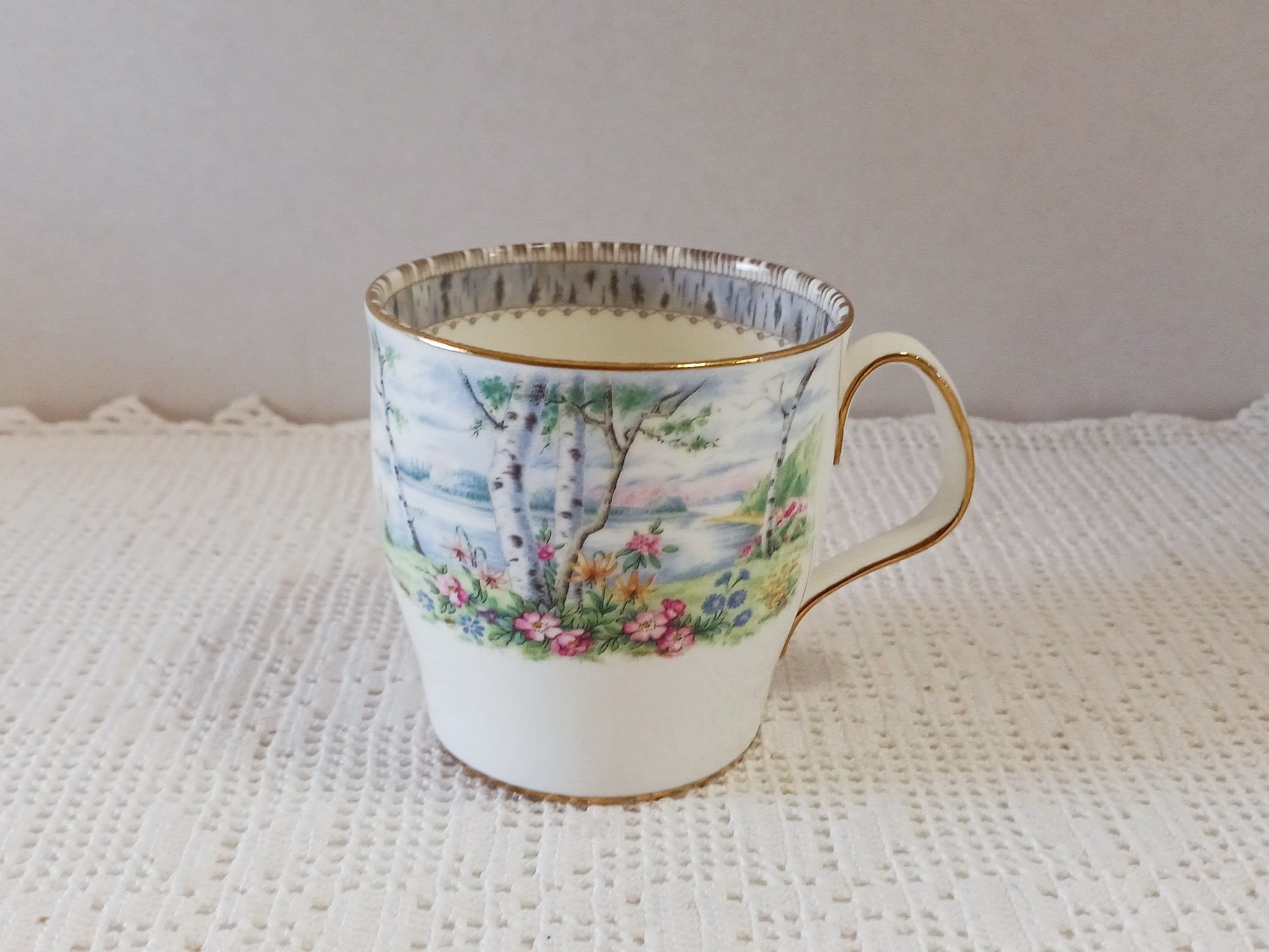 1940 Vintage Royal Albert Silver Birch Coffee Mug - Etsy