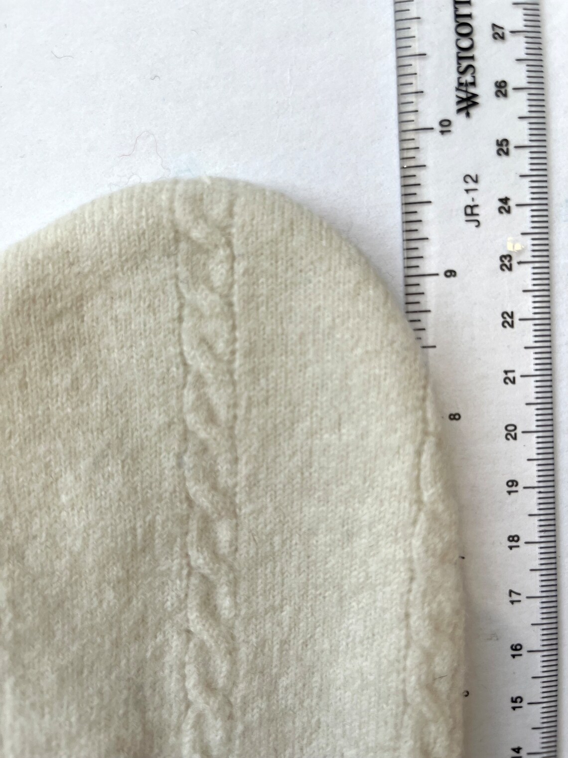 Ivory Coloured Upcycled Wool Mittens, Cable Knit Mitts, Upcycled ...
