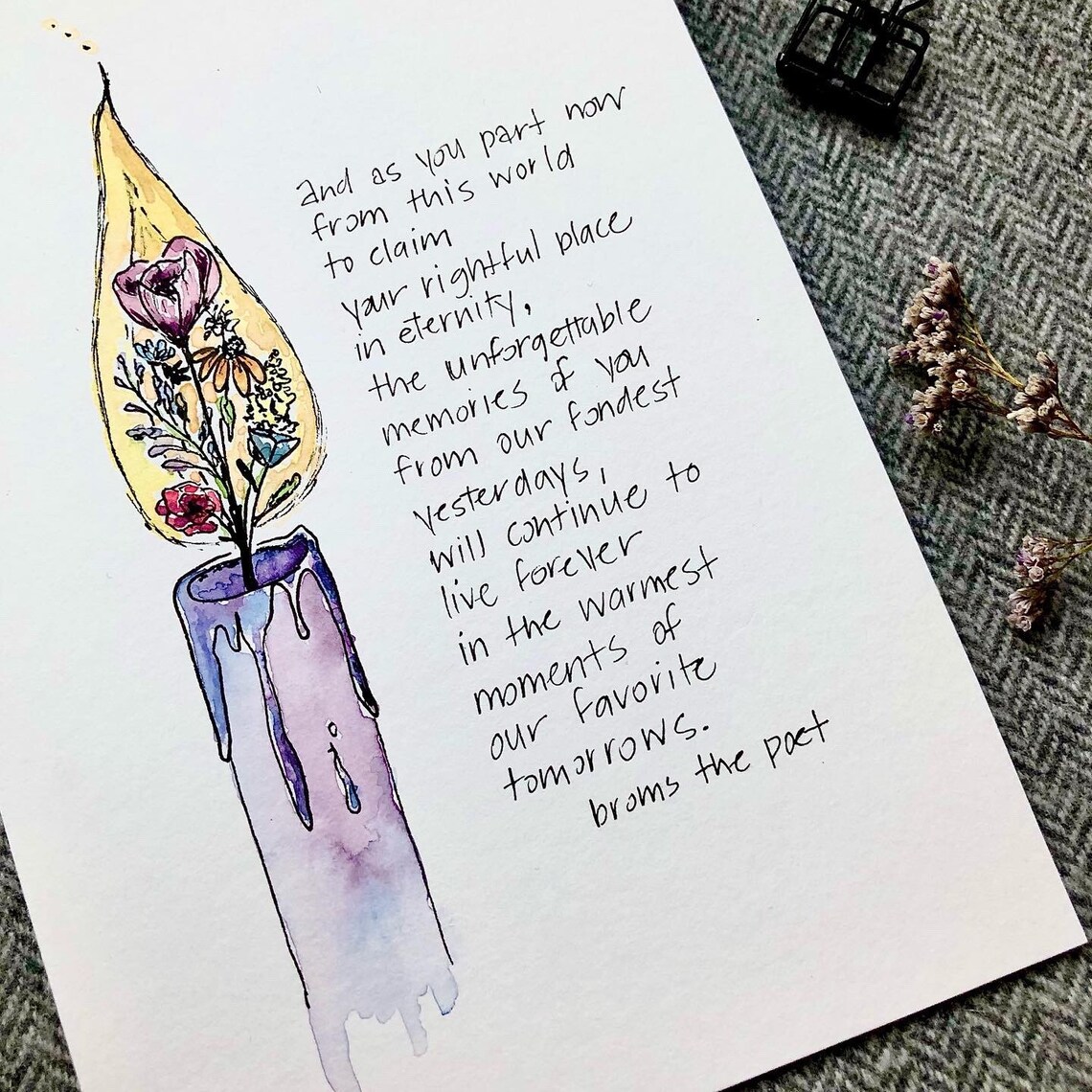 Condolence Card Modern Sympathy Card Sympathy Card | Etsy