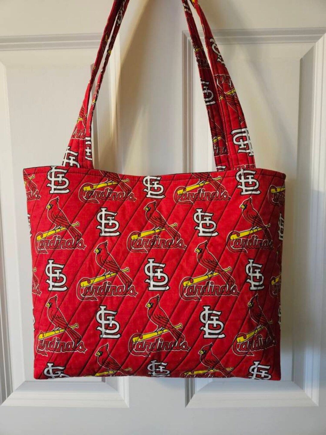 Quilted St. Louis Cardinal Tote, Everyday Carry, Essential, Travel ...