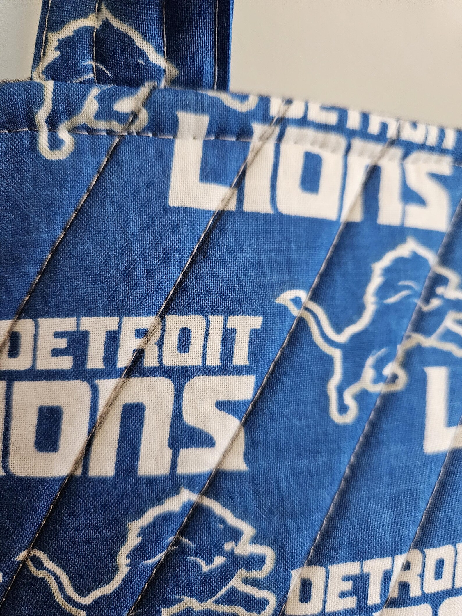 Detroit Lions Quilted Tote Bag, Everyday, Essential, Travel,diaper Bag ...