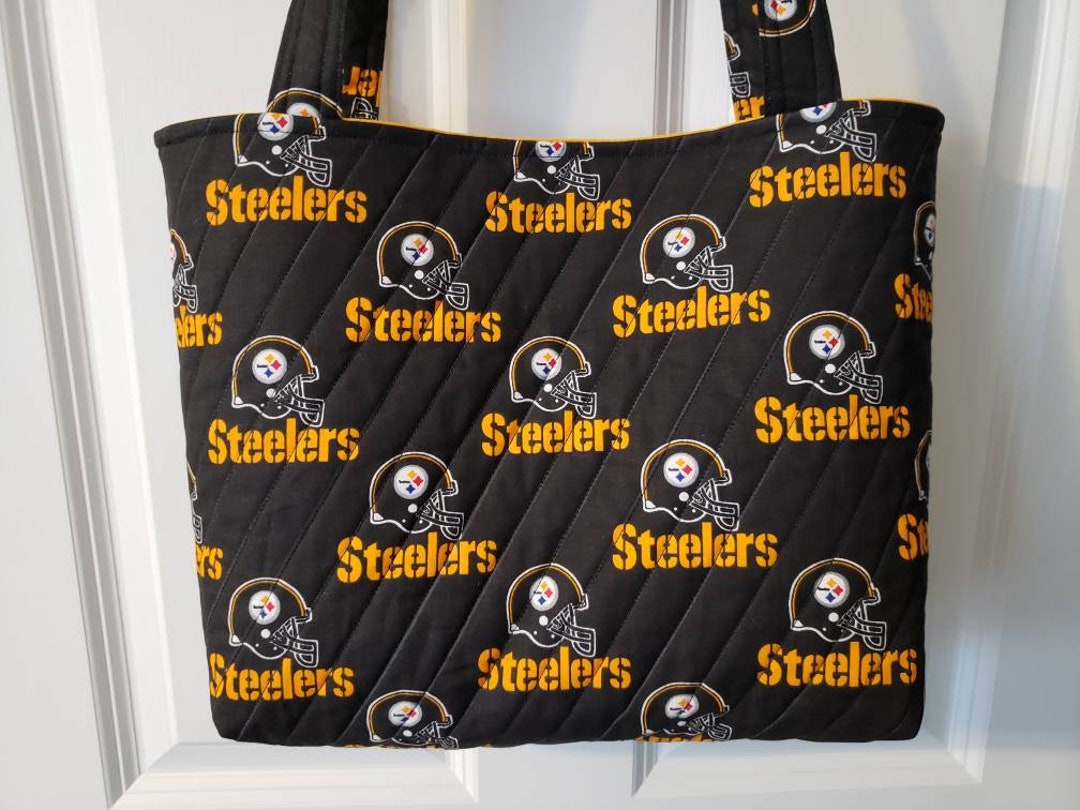 Quilted Pittsburgh Steelers Tote Bag - Etsy