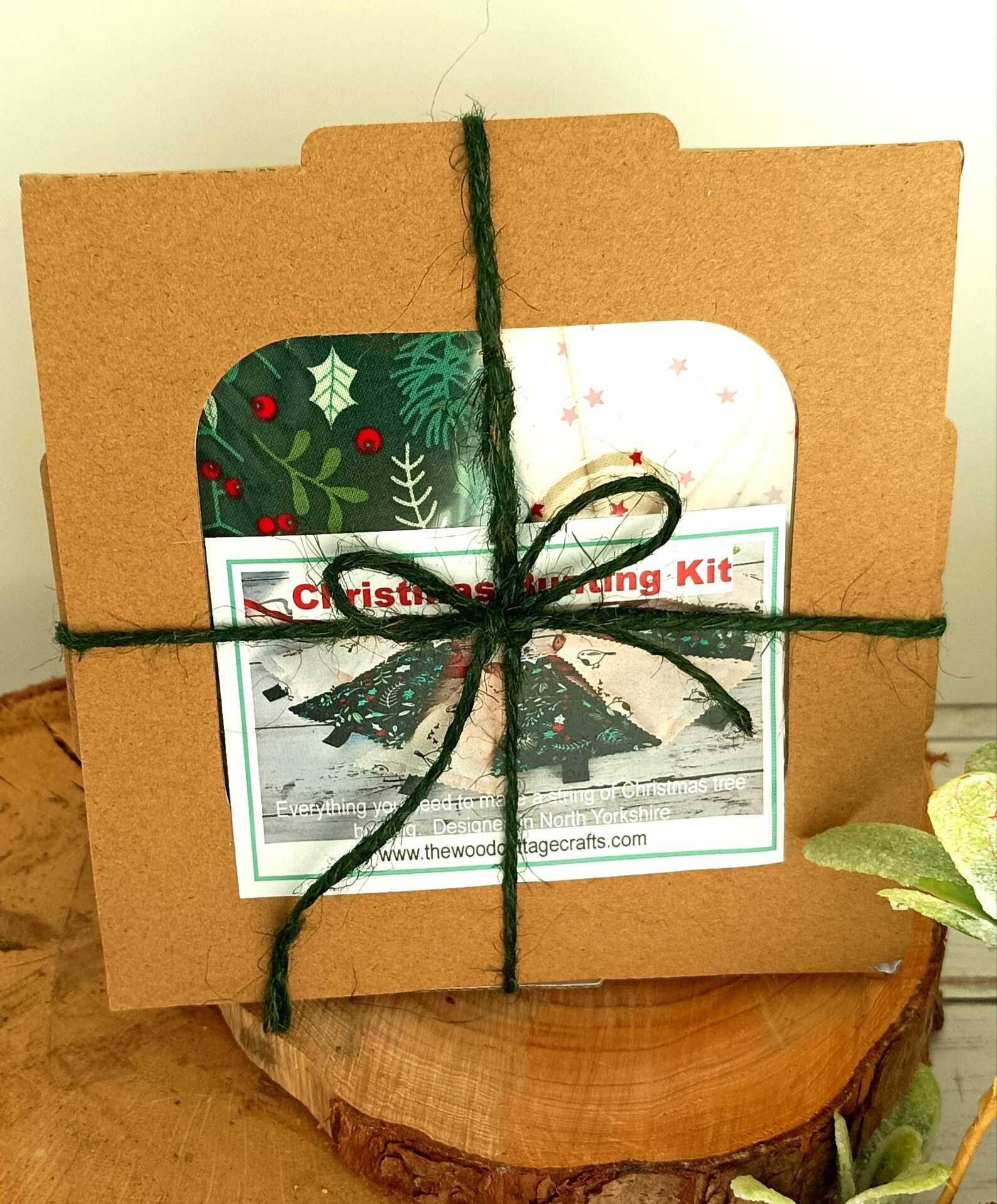 Christmas Tree Bunting Kit Diy With Scandi Style Cotton Fabrics - Etsy UK