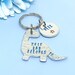 Dinosaur Keyring This Daddy Belongs to Keyring Personalised - Etsy UK