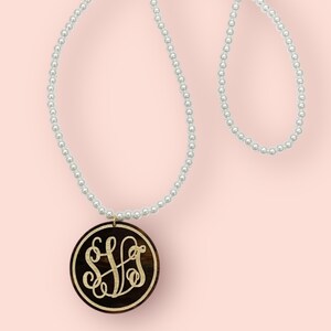 Monogram/initial Necklace - Etsy