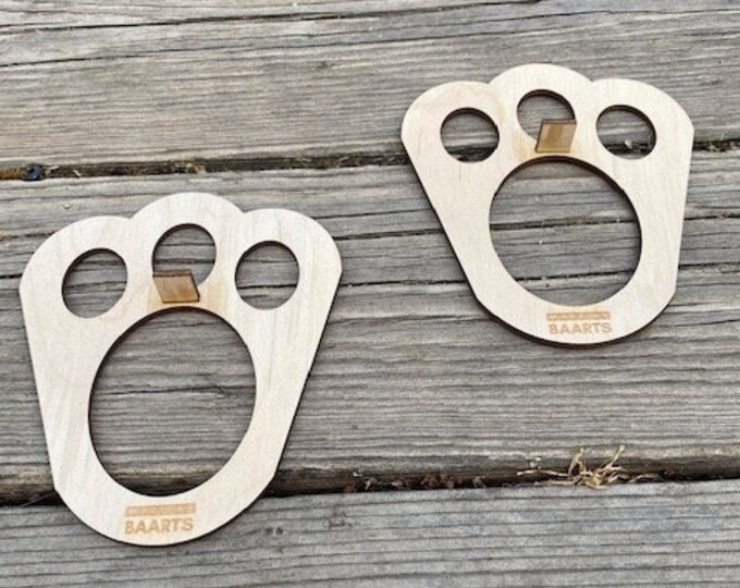 Easter Bunny Foot Prints Reusable Stencil // Easter Bunny Prop ...