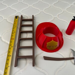 Christmas Elf Fireman Outfit With Accessories for Mischief - Etsy