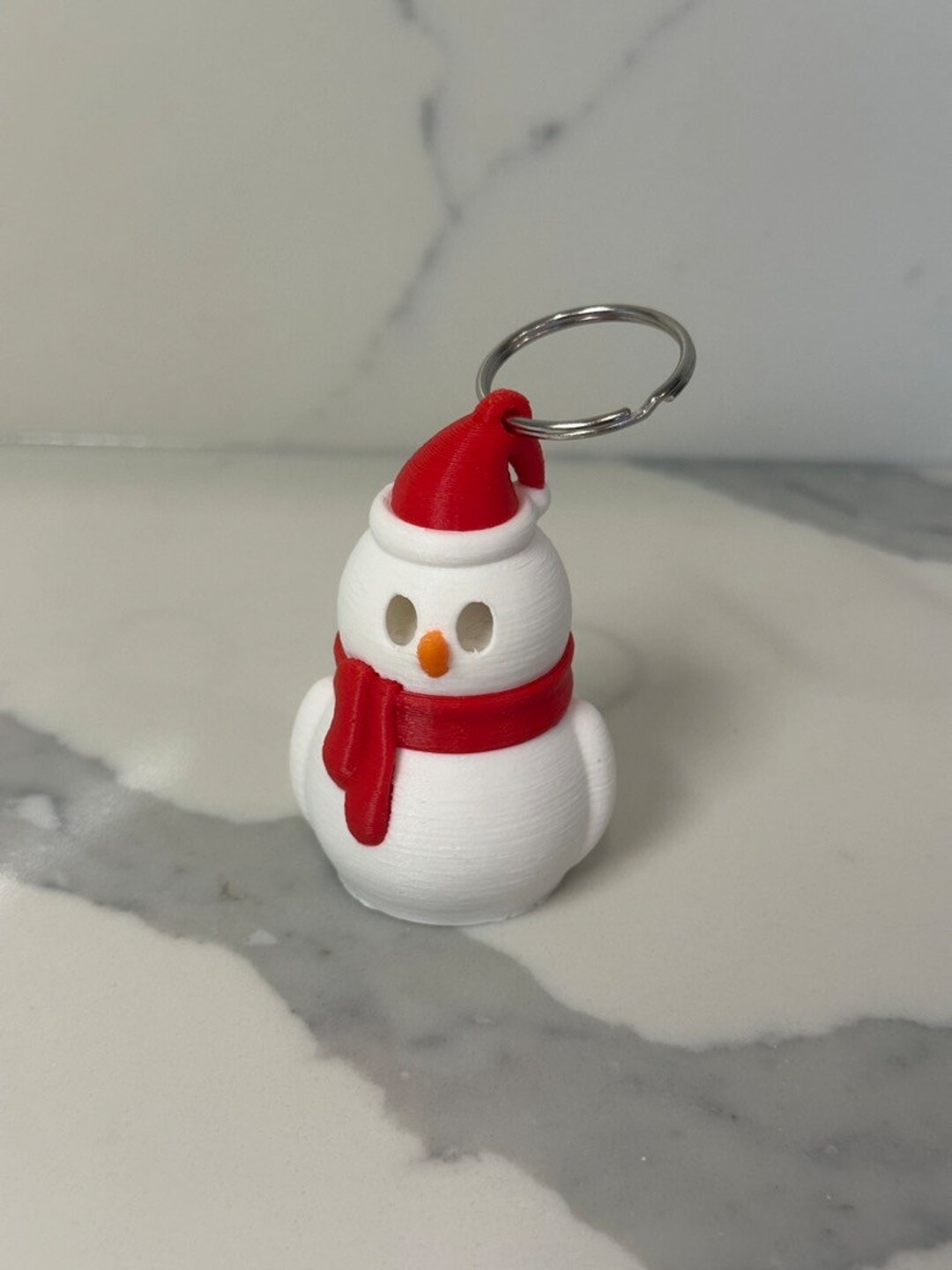 Christmas Snowman Keychain 3D Printed Tree Ornament Decoration for ...