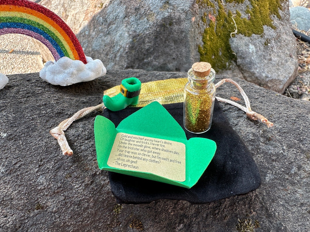 Leprechaun Trinket Kit for St Patricks Day, Leprechaun Trap, Leprechaun ...