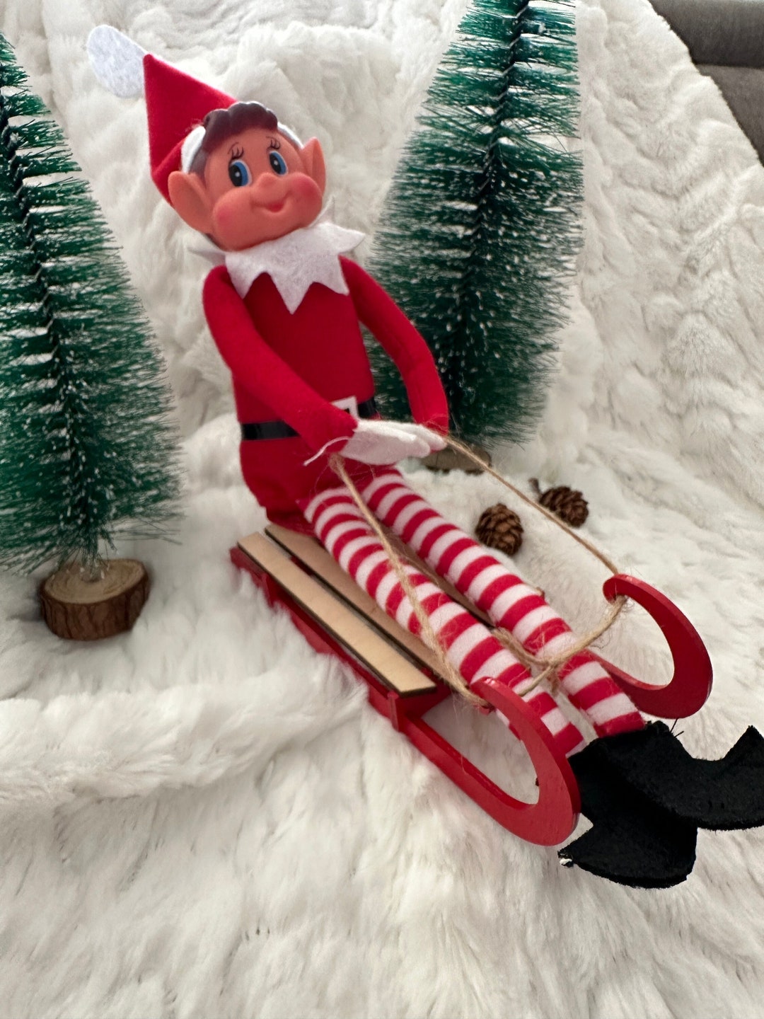 Elf Sled Accessories Outfit for Christmas Elf Elf Mischief - Etsy