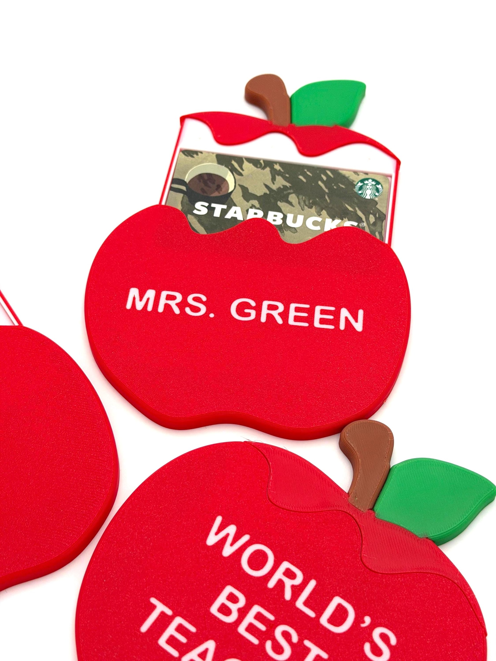 Personalized Teacher Gift Card Holder, Christmas Holiday Appreciation ...