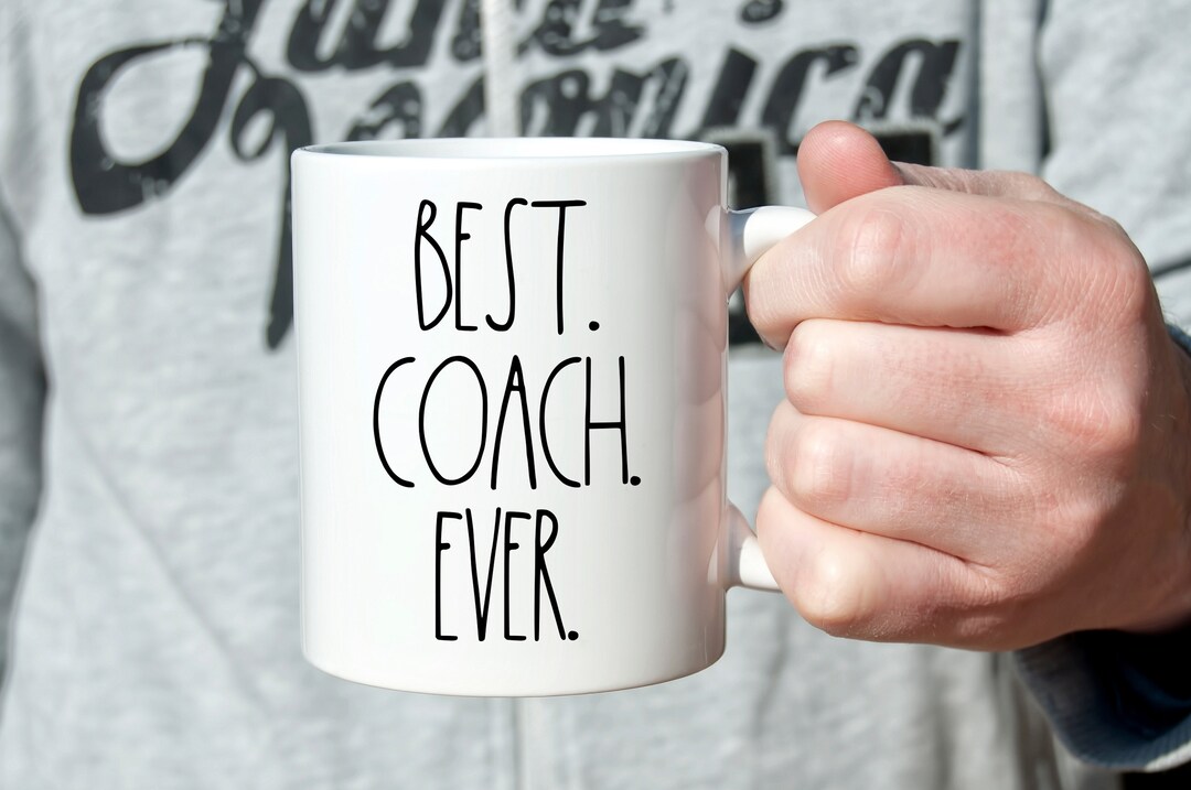 Best Coach Ever Cup Rae Dunn Inspired Coffee Mug Thank You Gift ...