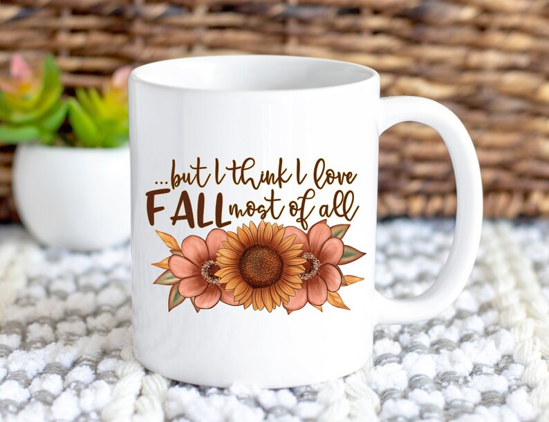 Fall Mug Sunflower Coffee Cup Mugs With Sayings but I - Etsy