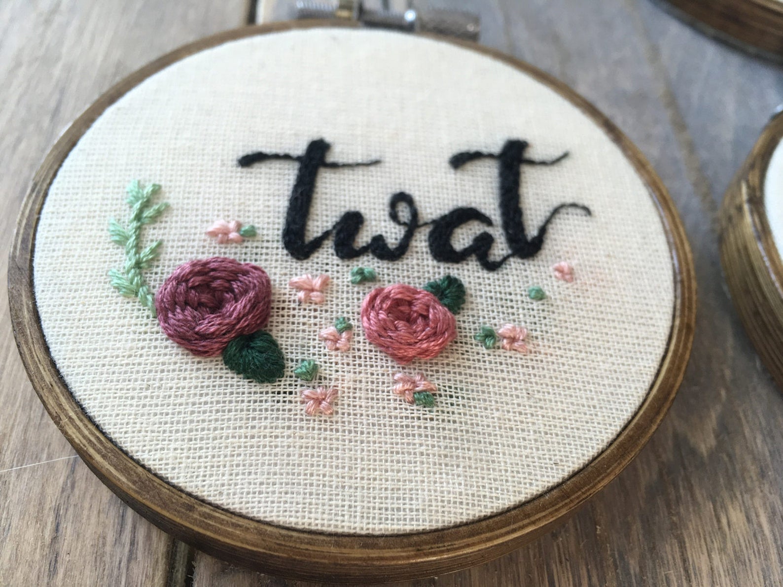 Embroidery Expressions, Curse Words, Subversive Art, Swear Words - Etsy