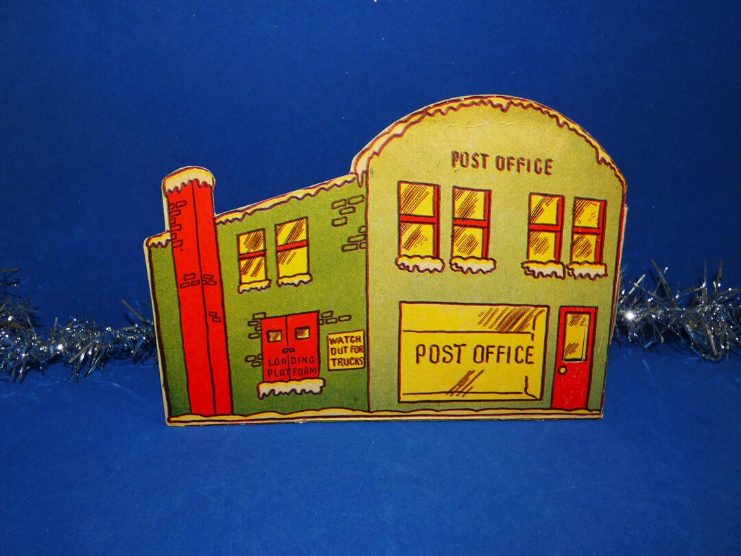 Vintage Christmas Candy Box, 1940's Milkes Santa Container, Cardboard ...
