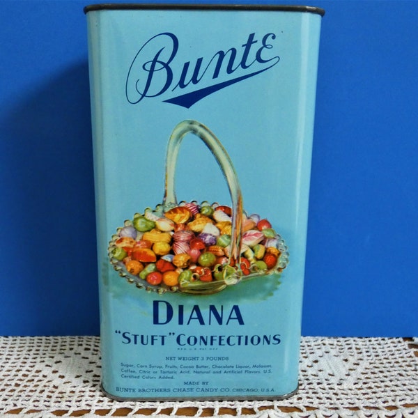 Vintage Candy Tin - Etsy