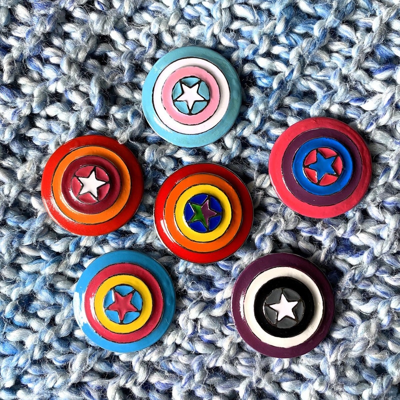 Captain America Jewelry - Etsy
