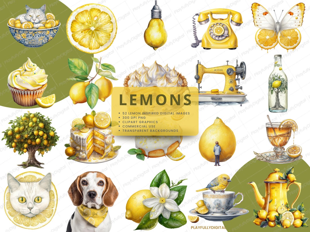 Lemon Clipart, A Fun Collection of Lemon Clip Art, With Lemons ...