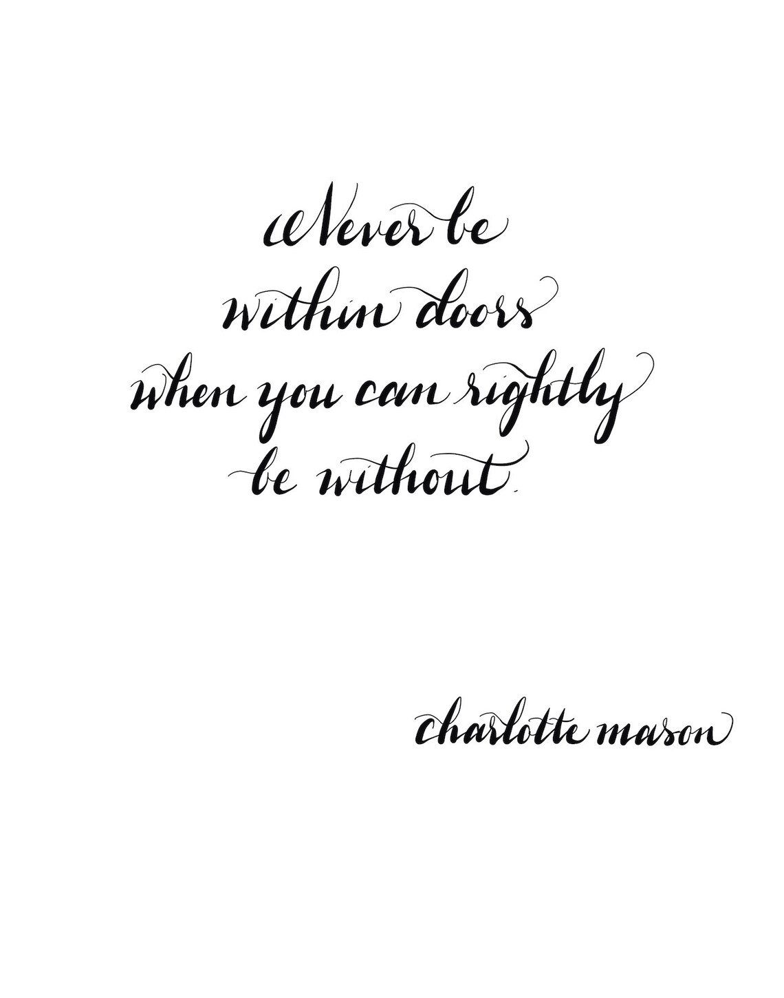 Charlotte Mason Print Charlotte Mason Quote Homeschool Decor - Etsy