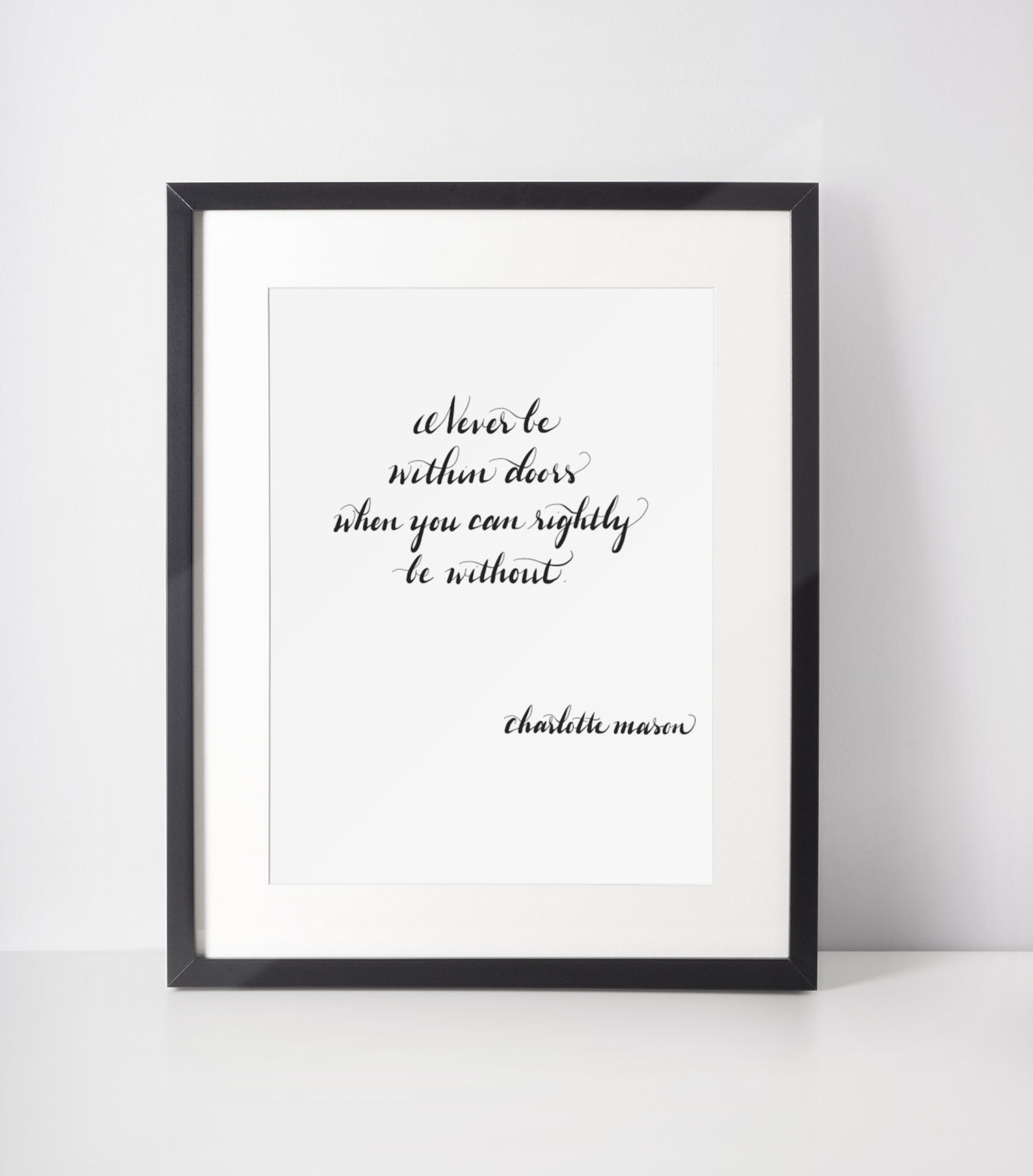 Charlotte Mason Print Charlotte Mason Quote Homeschool Decor - Etsy