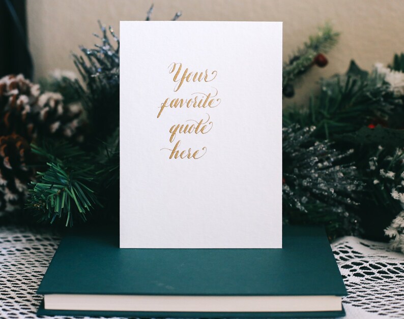 Calligraphy Quote Calligraphy Gift Personalized Gift - Etsy