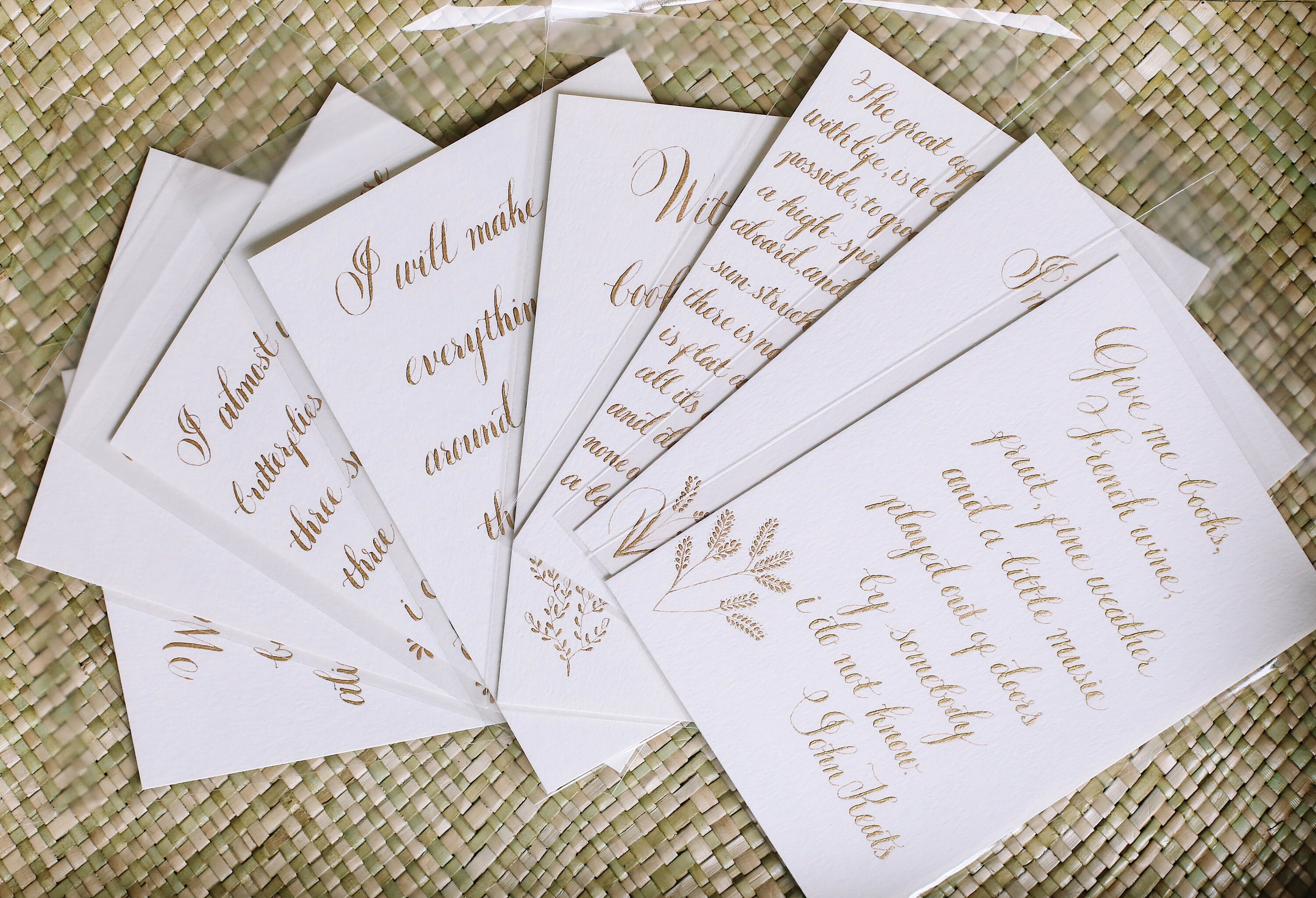 Handwritten Calligraphy Sign 5x7 Calligraphy Quote LM - Etsy