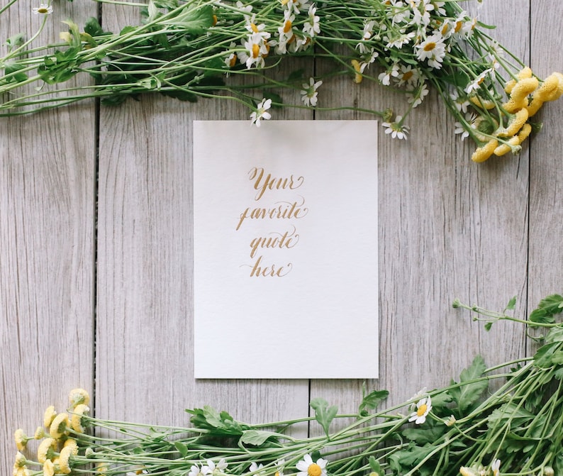 Calligraphy Quote Calligraphy Gift Personalized Gift - Etsy