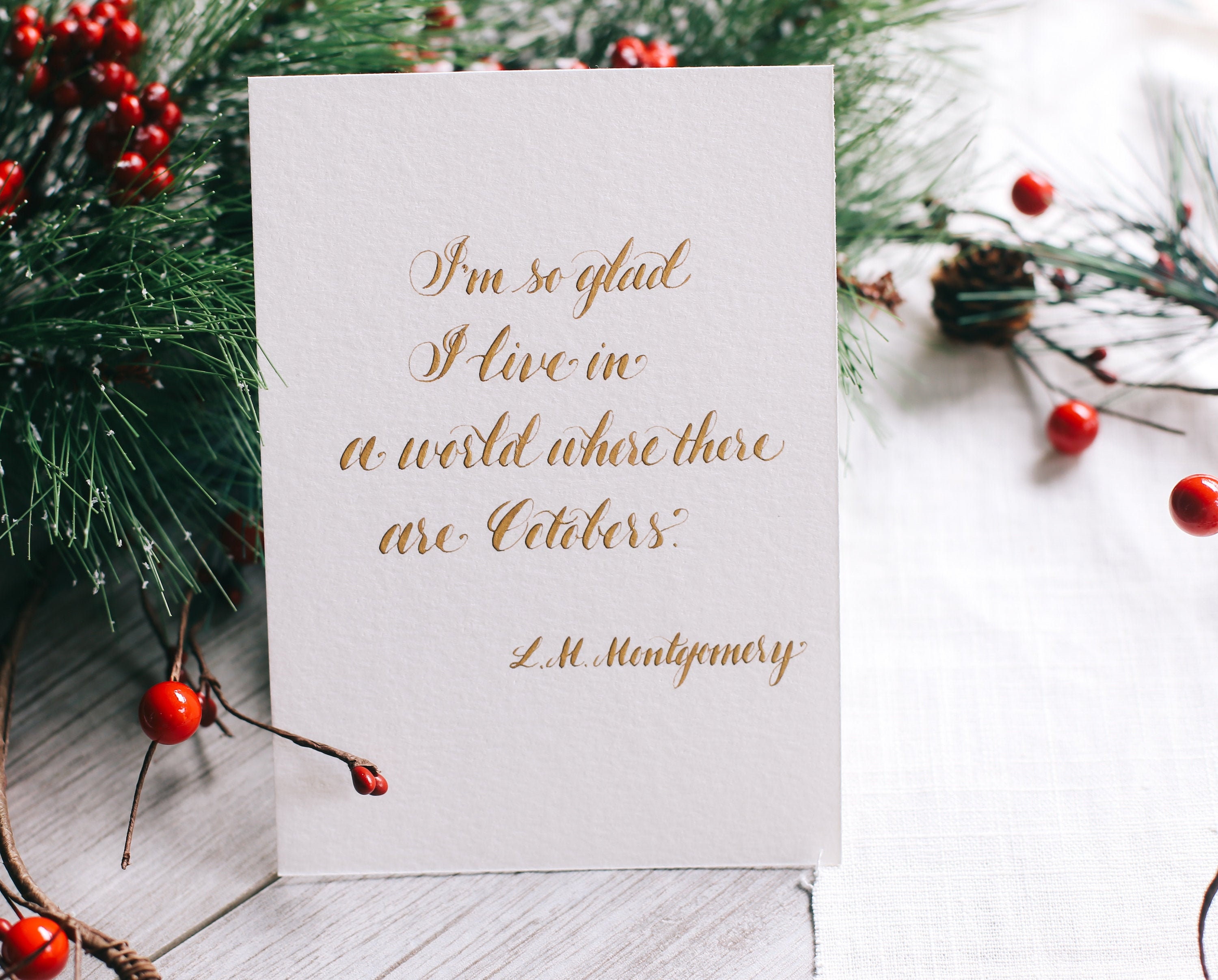 Handwritten Calligraphy Sign 5x7 Calligraphy Quote LM - Etsy