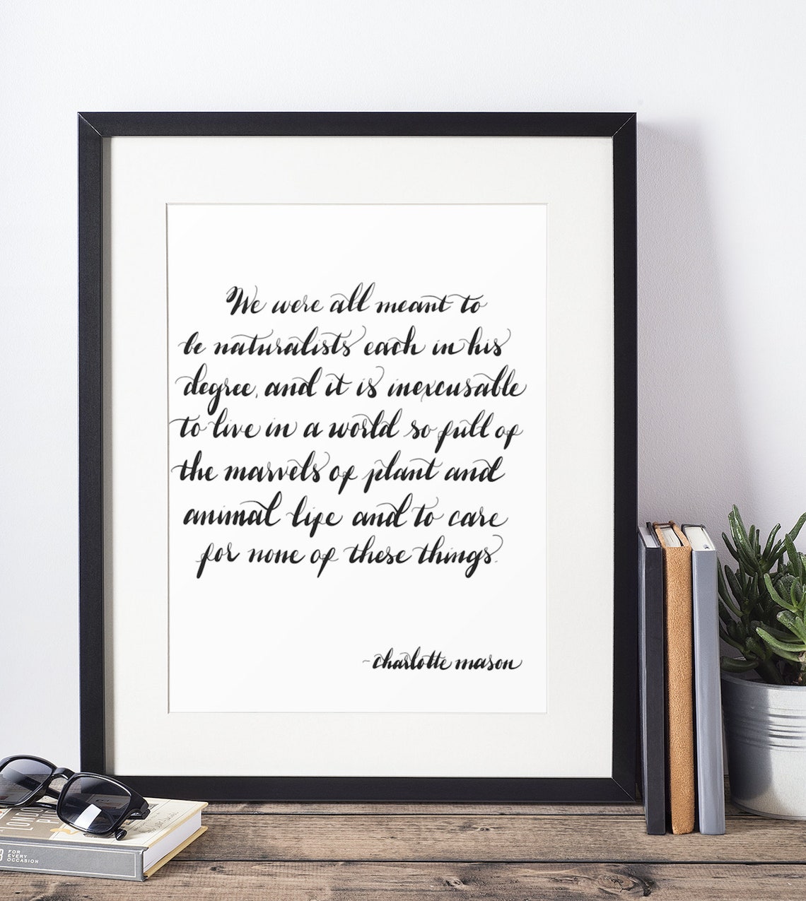 Charlotte Mason Print Charlotte Mason Quote Homeschool Decor - Etsy