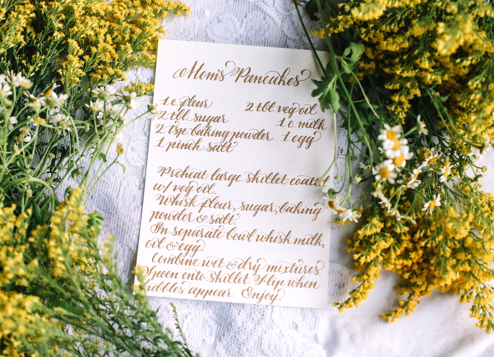 Custom Handwritten Recipe Sign, Personalized Kitchen Decor - Etsy