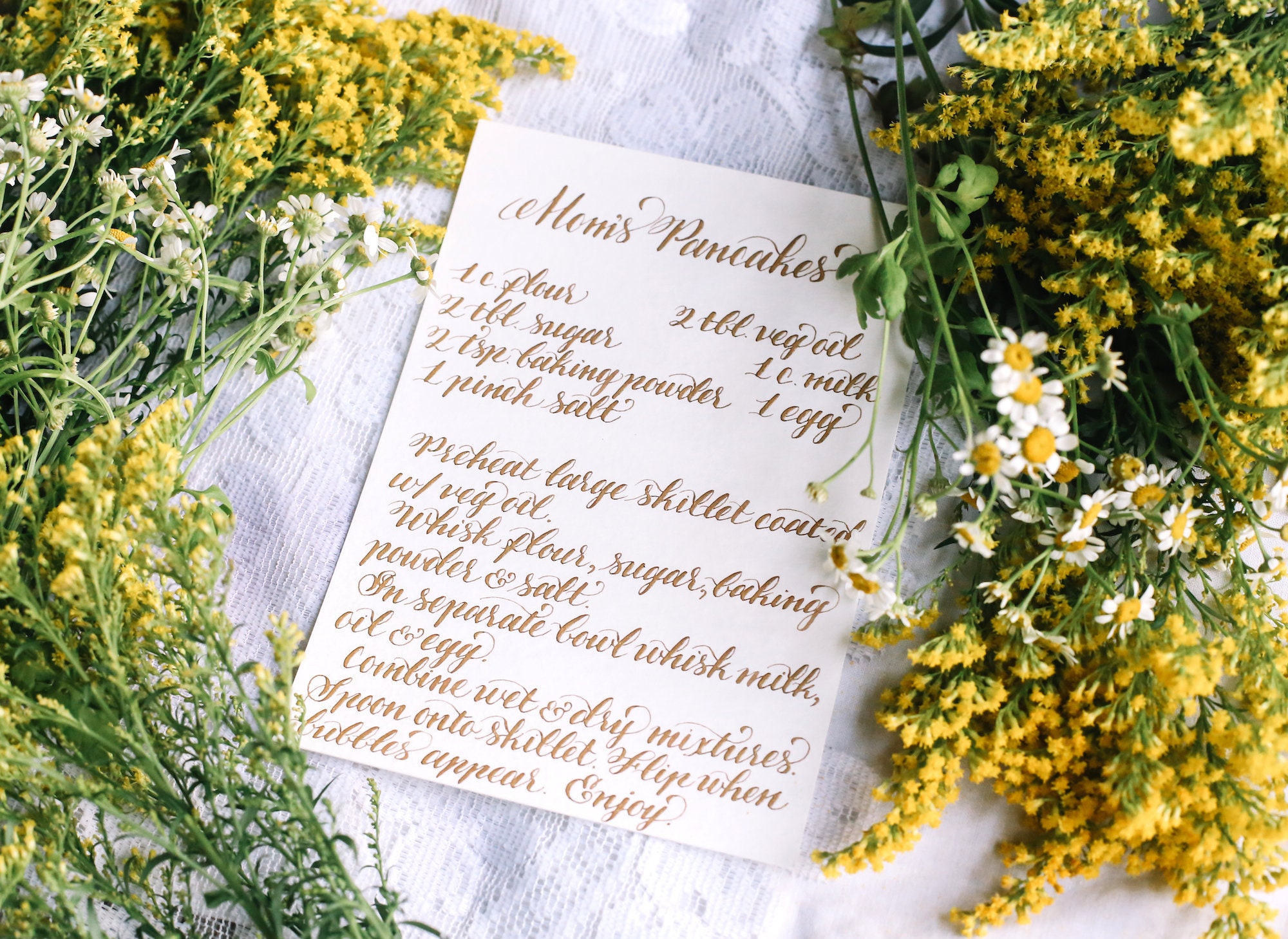 Custom Handwritten Recipe Sign, Personalized Kitchen Decor - Etsy