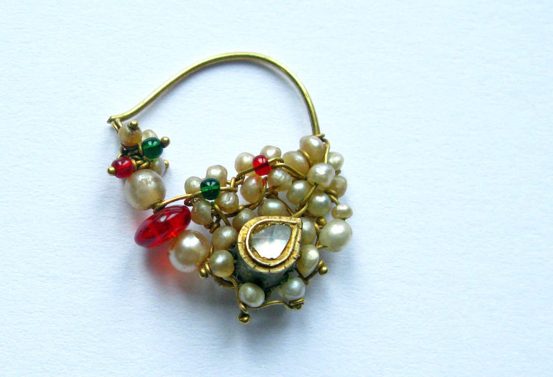 Antique Nosering (nath) From South India - Etsy