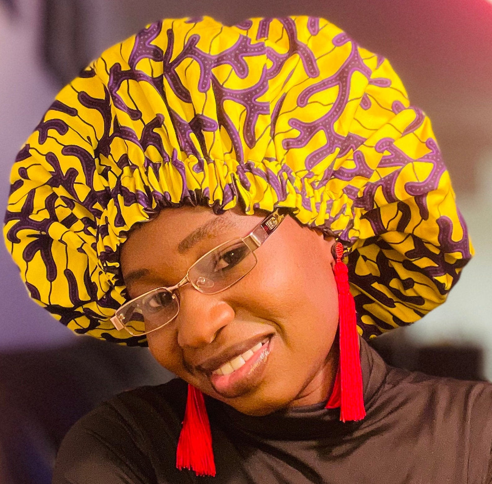 Ankara bonnet / coiffe / imprimé africain / cheveux Bonnet / Bonnet ...