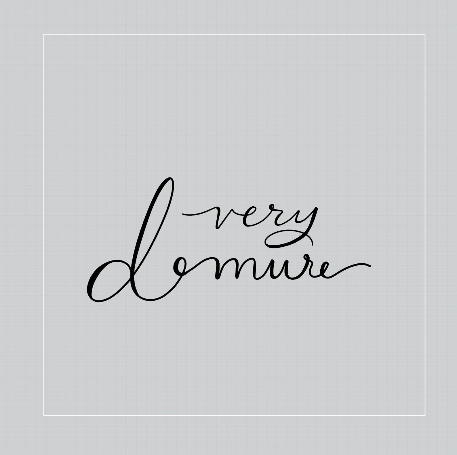 Very Demure Minimal SVG and PNG File Hand-drawn (transparent Background ...